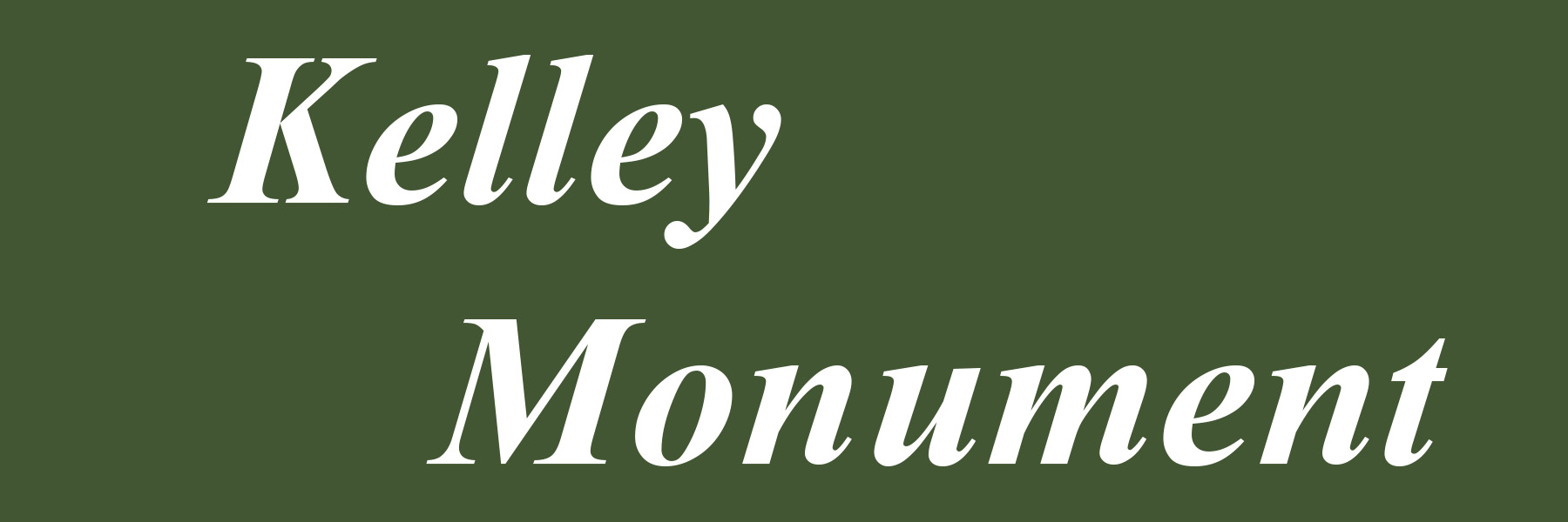 Kelley Monument - Kelly Monument